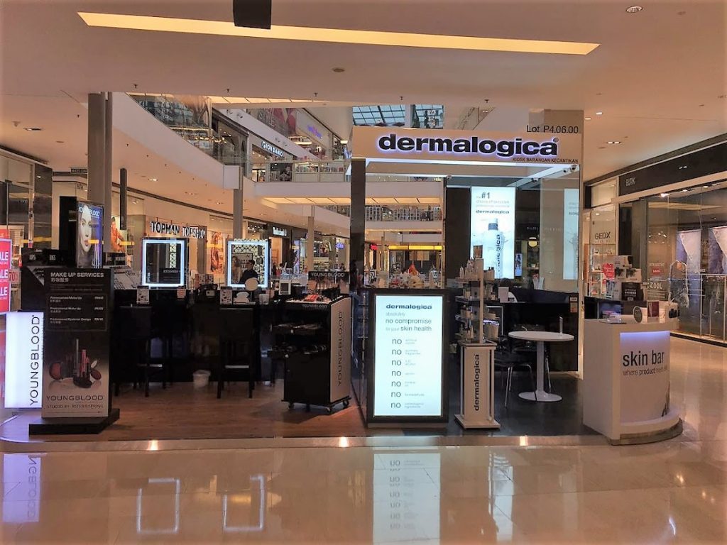AsterSpring Dermalogica Kiosk Pavilion Kuala Lumpur - Reviewbah