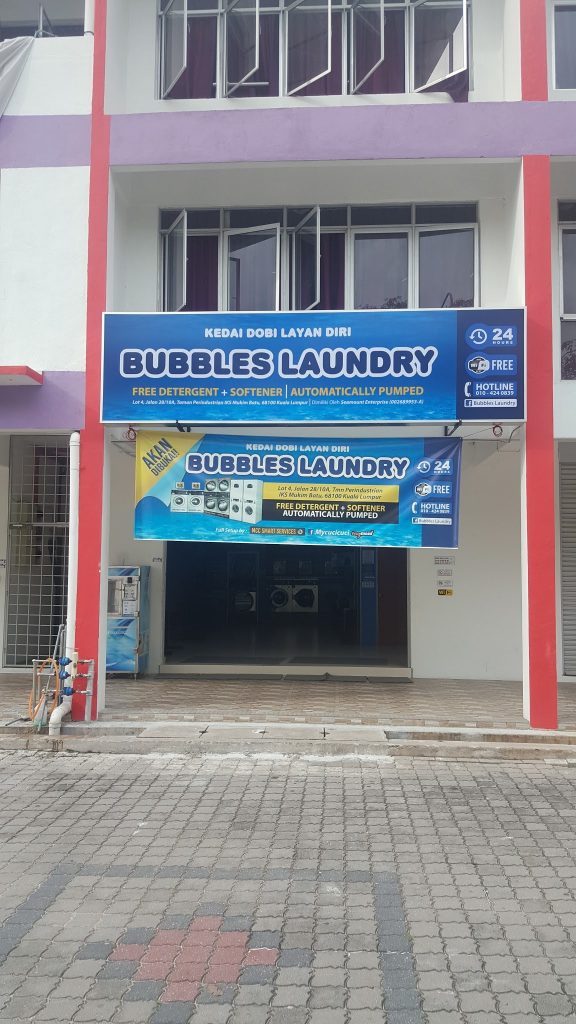 Bubbles Laundry Kedai Dobi Layan Diri Self Service Laundry - Reviewbah